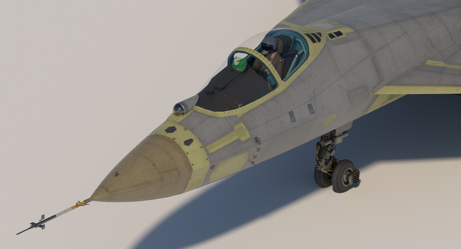 Sukhoi su57 prototypes 3D model - TurboSquid 1403434