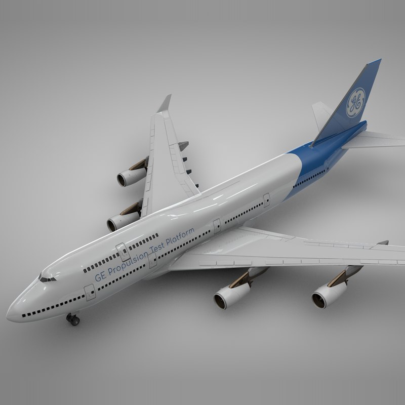 Boeing 747-400 general electric 3D - TurboSquid 1402475