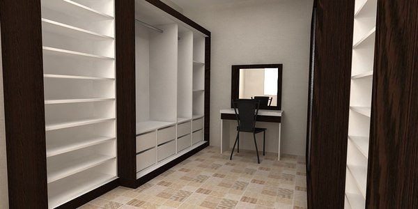 Clothes storage cabinet 3D model - TurboSquid 1402600