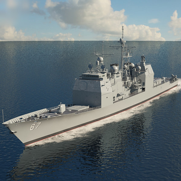 3D ticonderoga ticonderoga-class class - TurboSquid 1402608