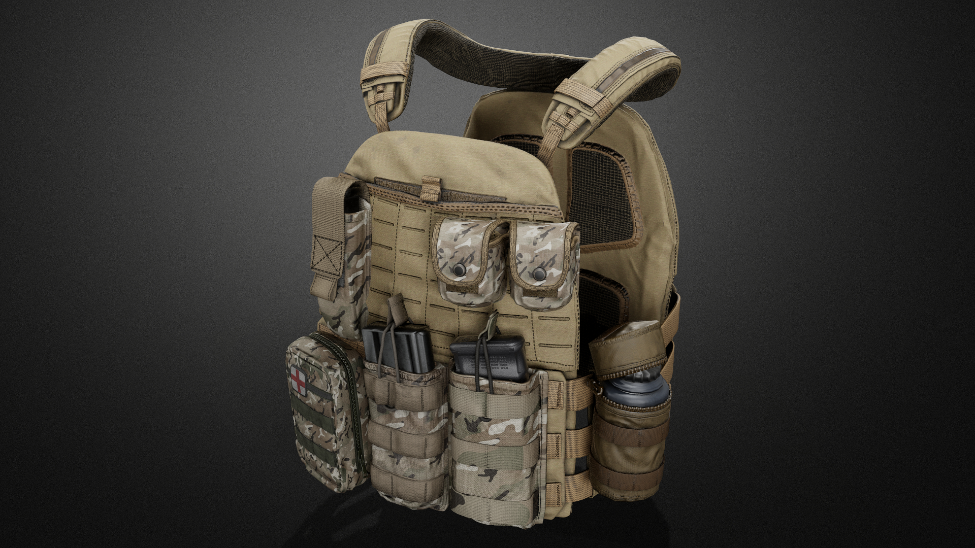 Tactical vest 3D model - TurboSquid 1402657