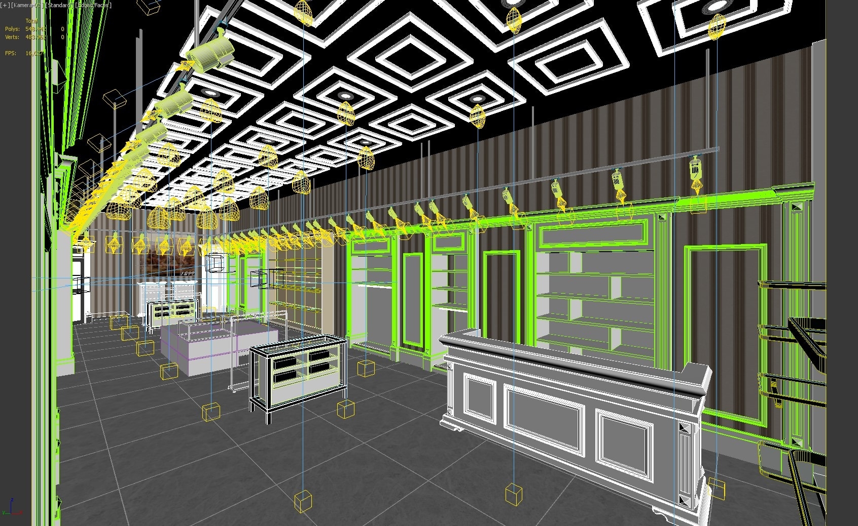 3D clothing store model - TurboSquid 1402711