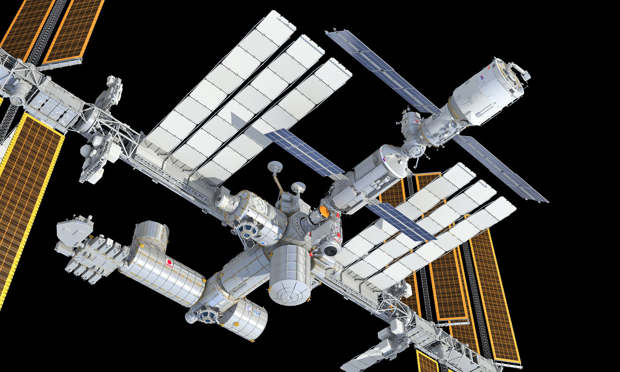 3D iss international space station model - TurboSquid 1402743