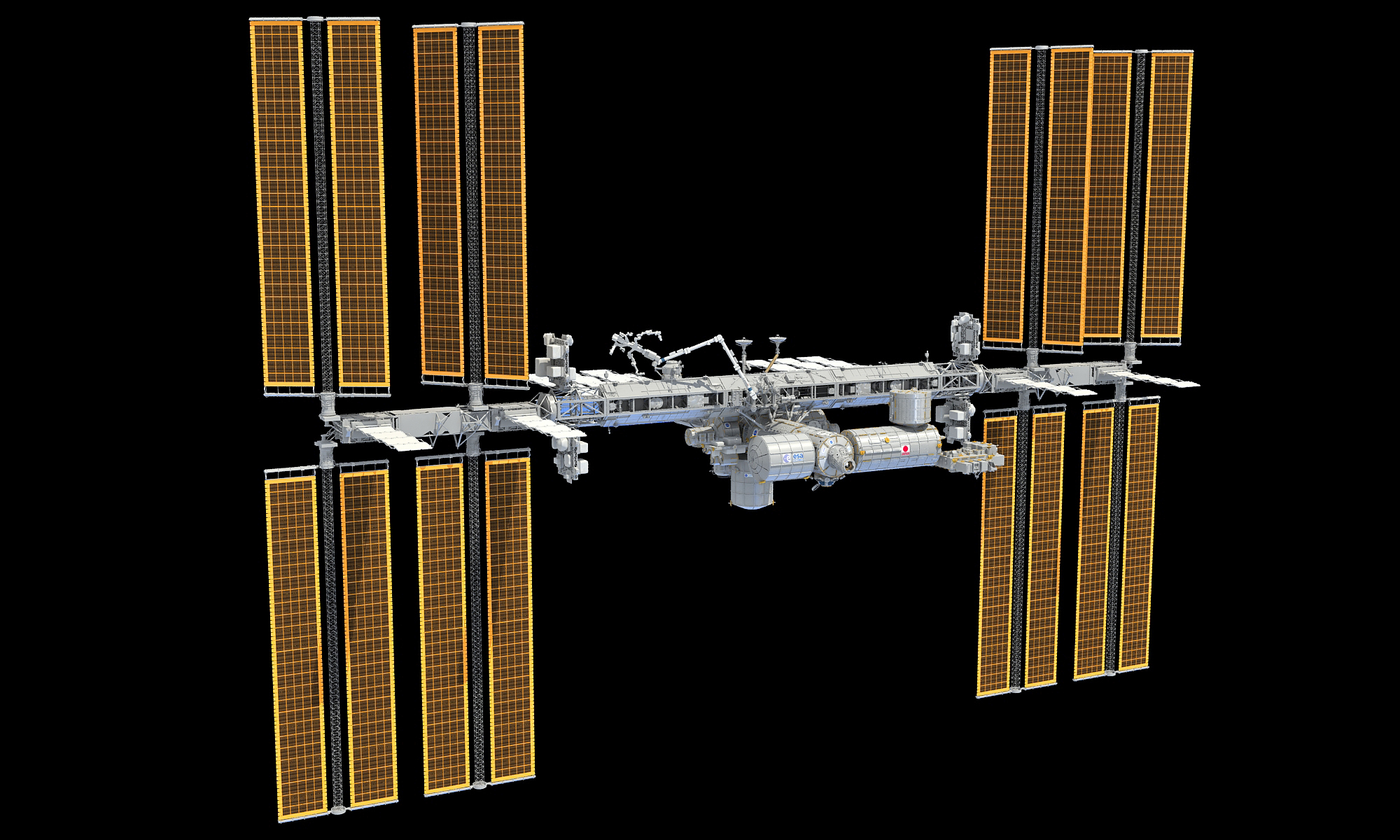 3D iss international space station model - TurboSquid 1402743