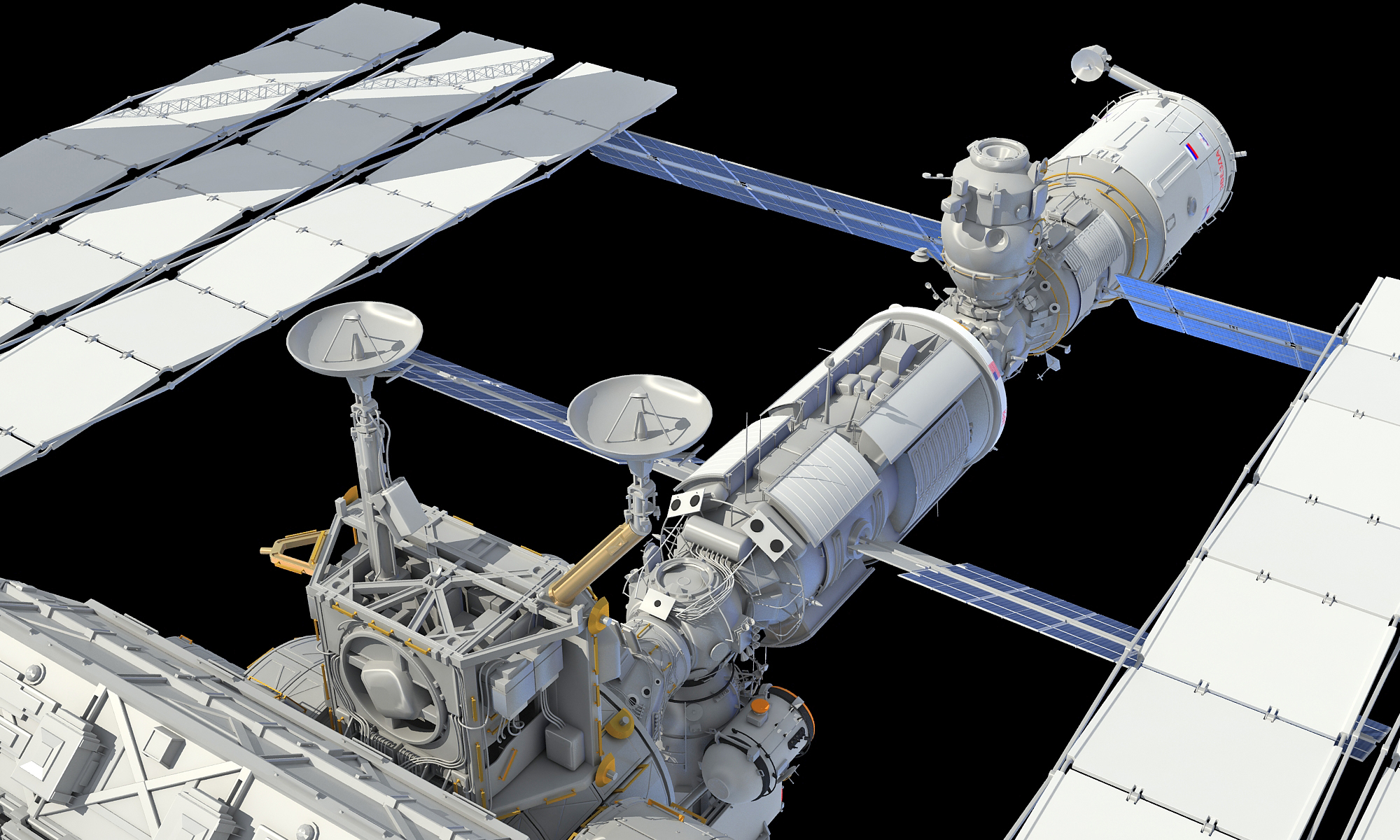 3D iss international space station model - TurboSquid 1402743