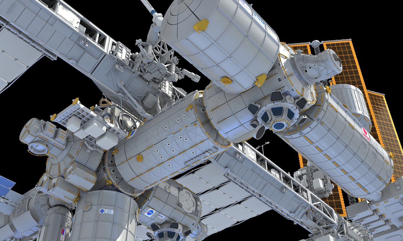 3D iss international space station model - TurboSquid 1402743