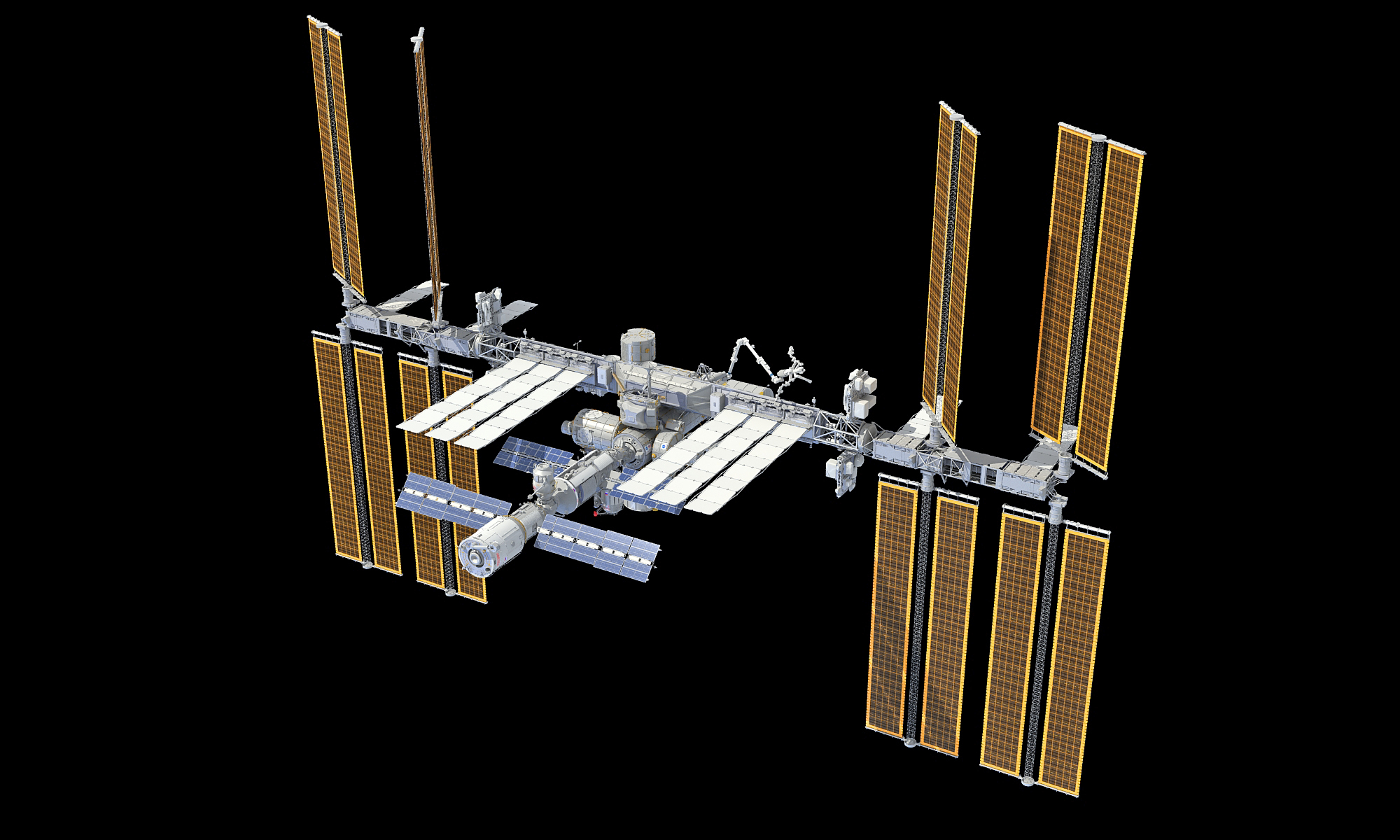 3D iss international space station model - TurboSquid 1402743