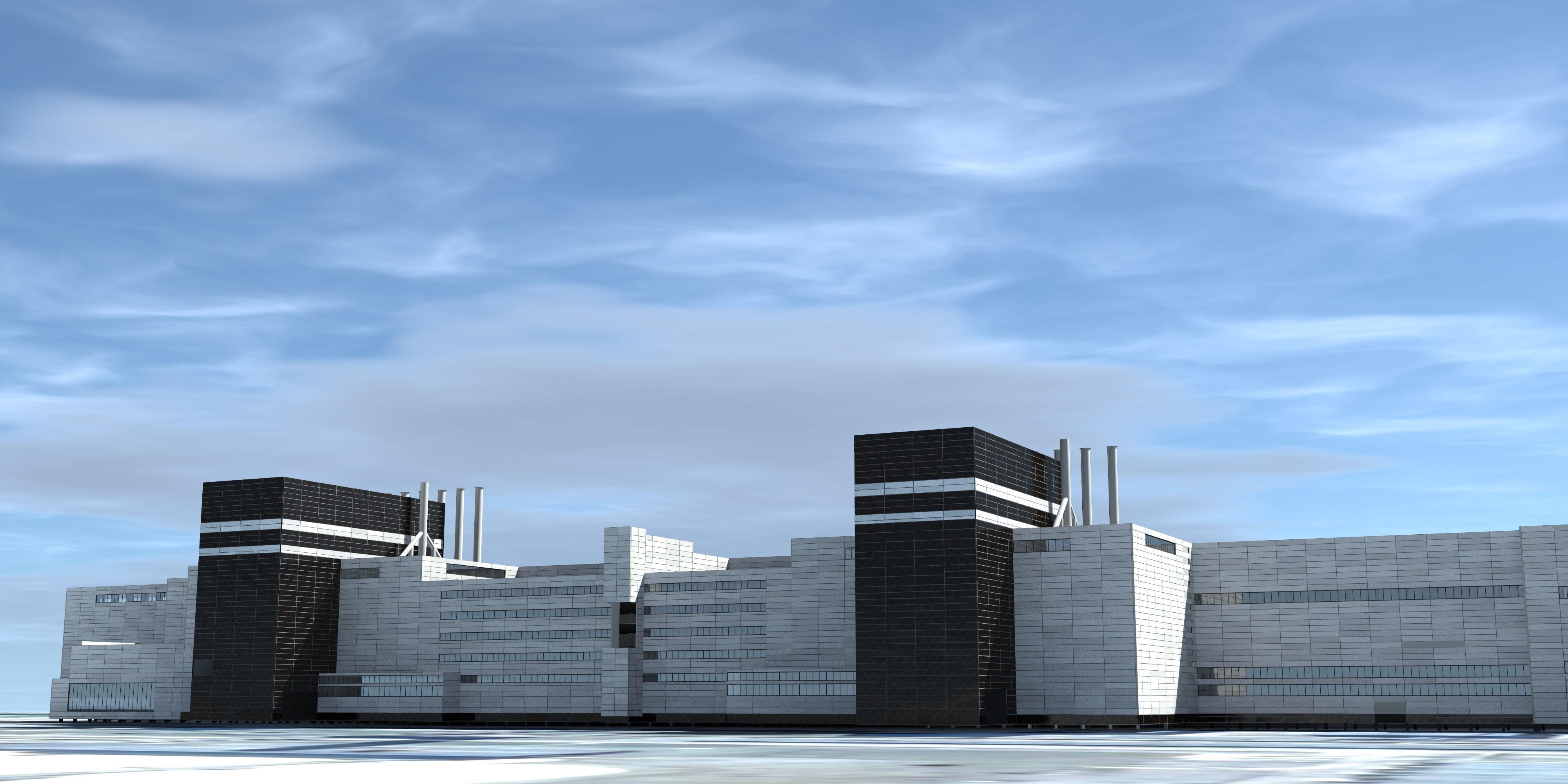 Free 3D model rbmk-1000 nuclear power plant - TurboSquid 1364109