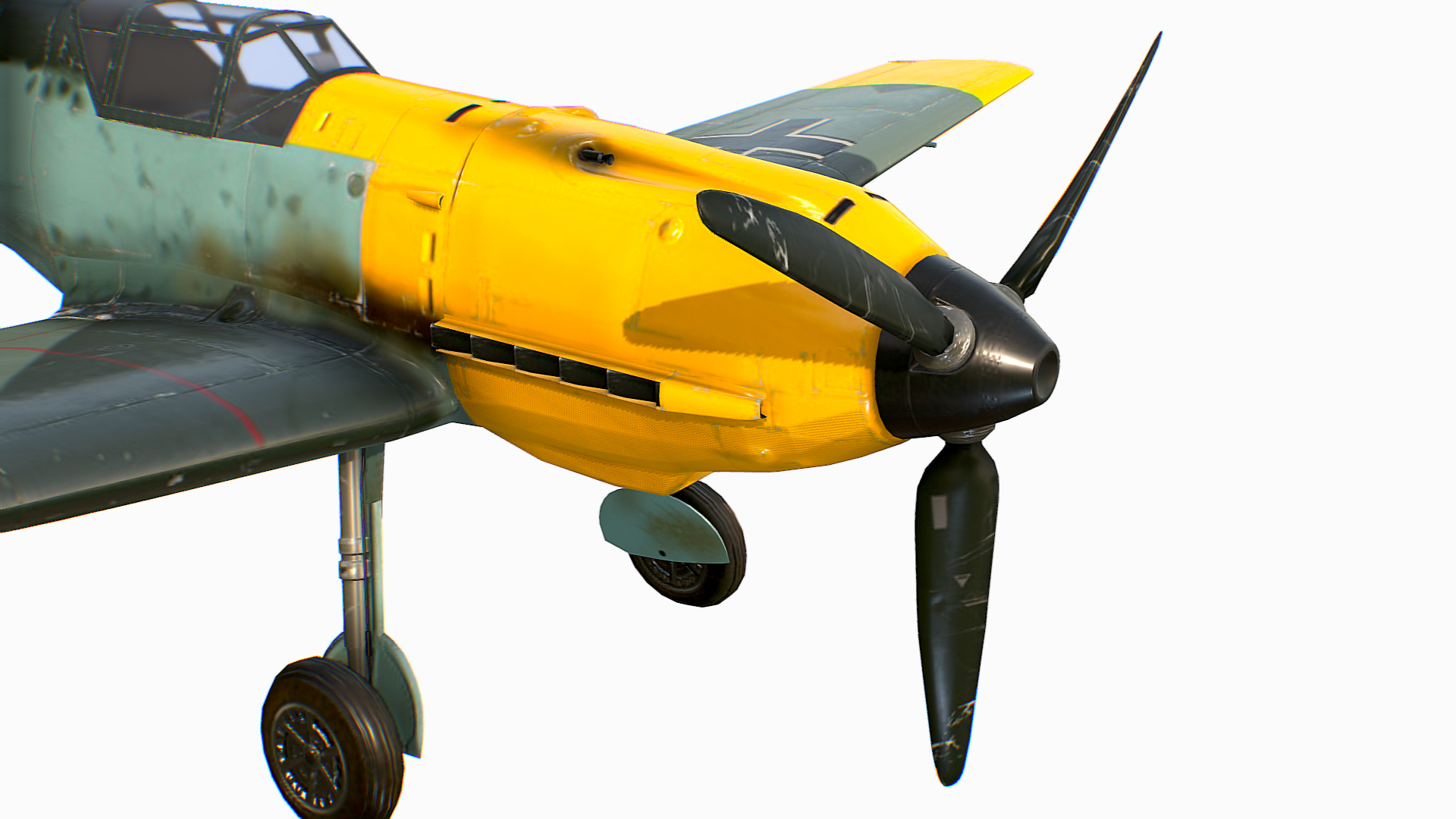 Modello 3D Aereo da caccia tedesco Messerschmitt Bf 109 - TurboSquid ...