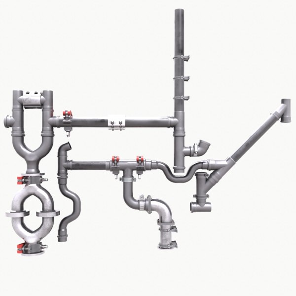 plumbing pipe 3d model
