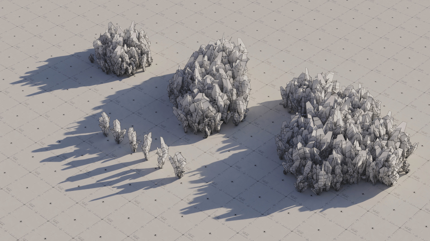 3D model moss 7 species stones - TurboSquid 1403092