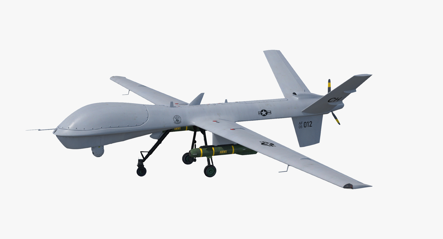 Reaper missile 3D - TurboSquid 1403157