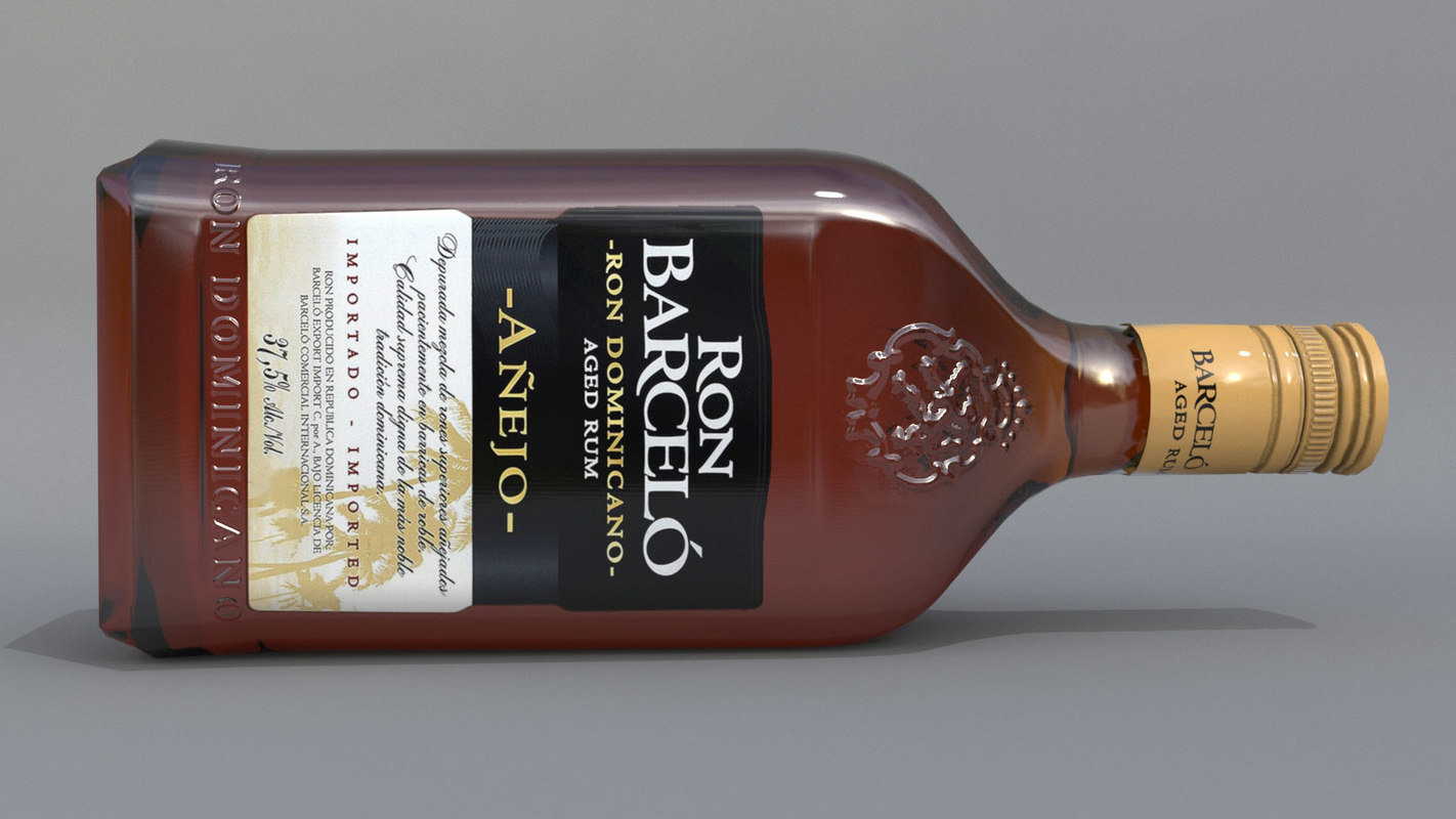 Barcelo alcohol bottle 3D model - TurboSquid 1403329