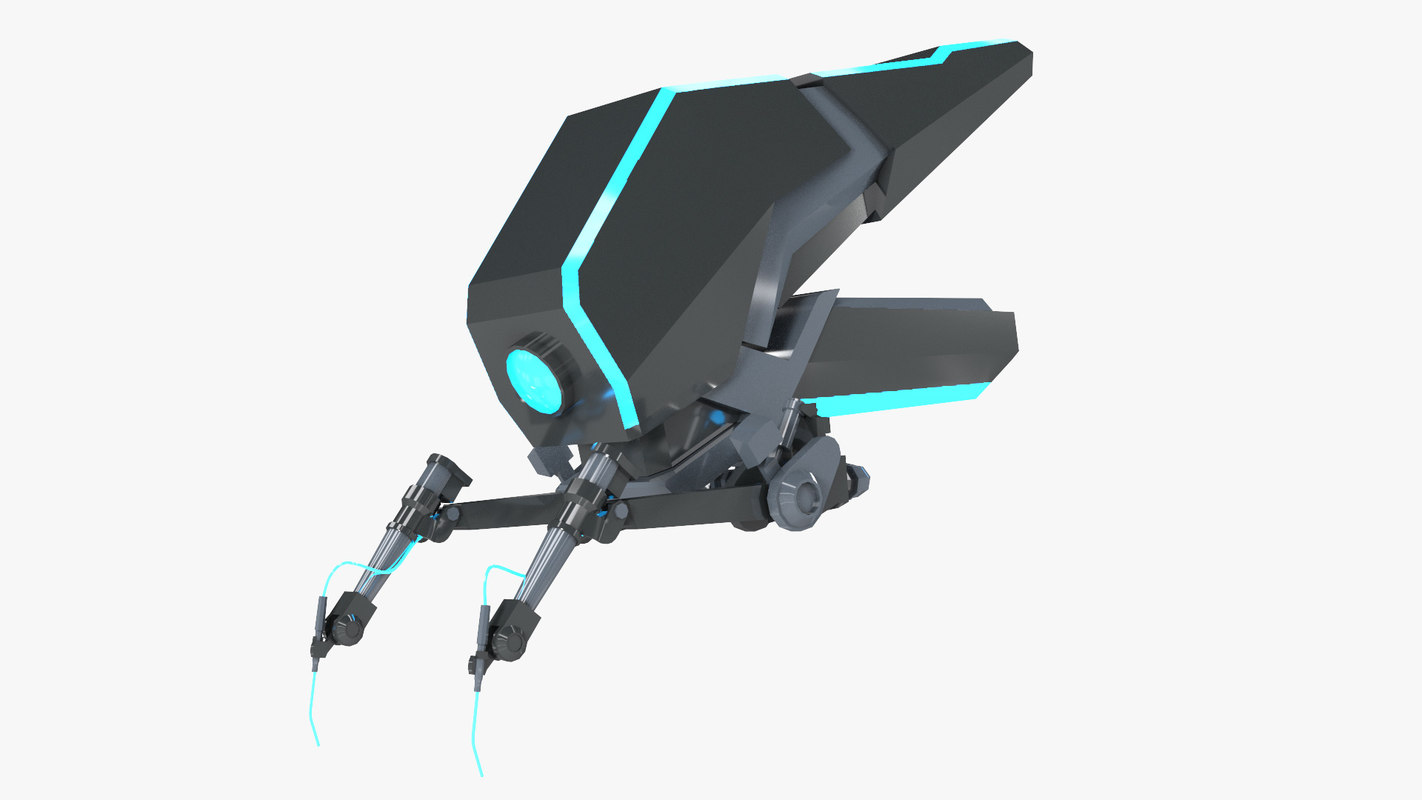 Futuristic drone 3D - TurboSquid 1403338