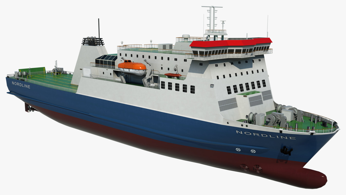 3D model passenger ferry nordline vessel ship - TurboSquid 1403334