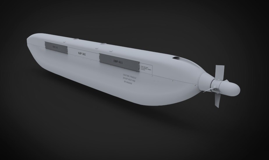 Alq-99 pod 3D model - TurboSquid 1403359