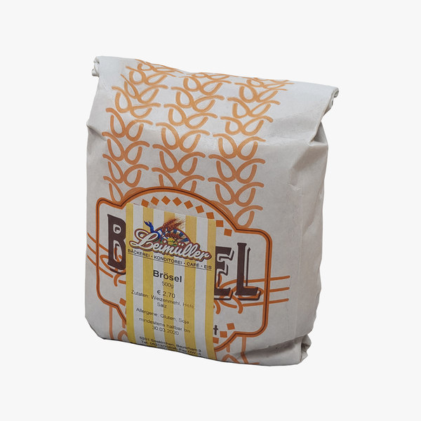 3D pack bread crumbs model - TurboSquid 1403373