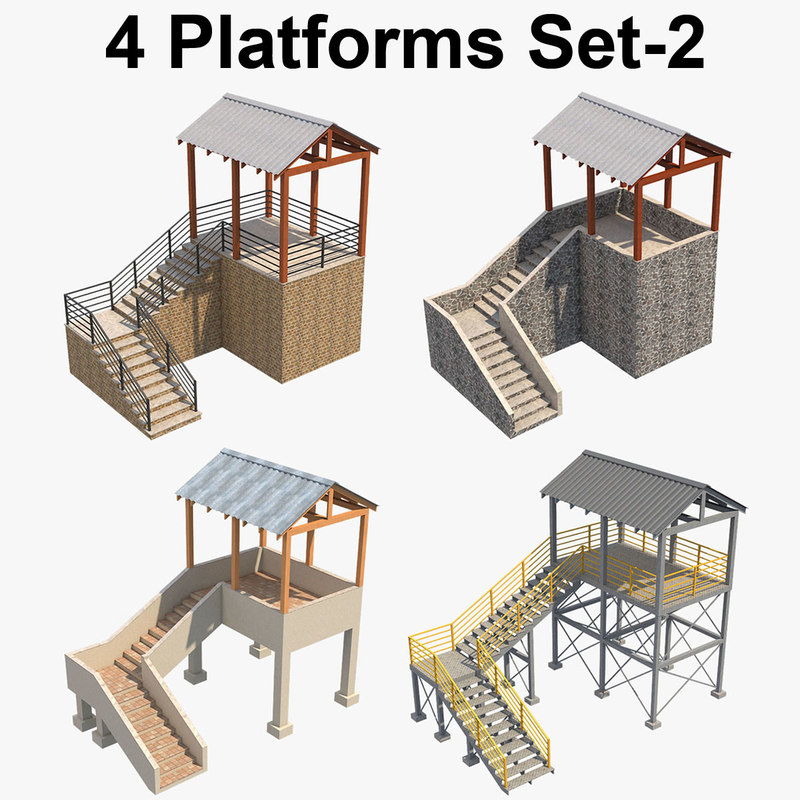 3D platform p model - TurboSquid 1403470