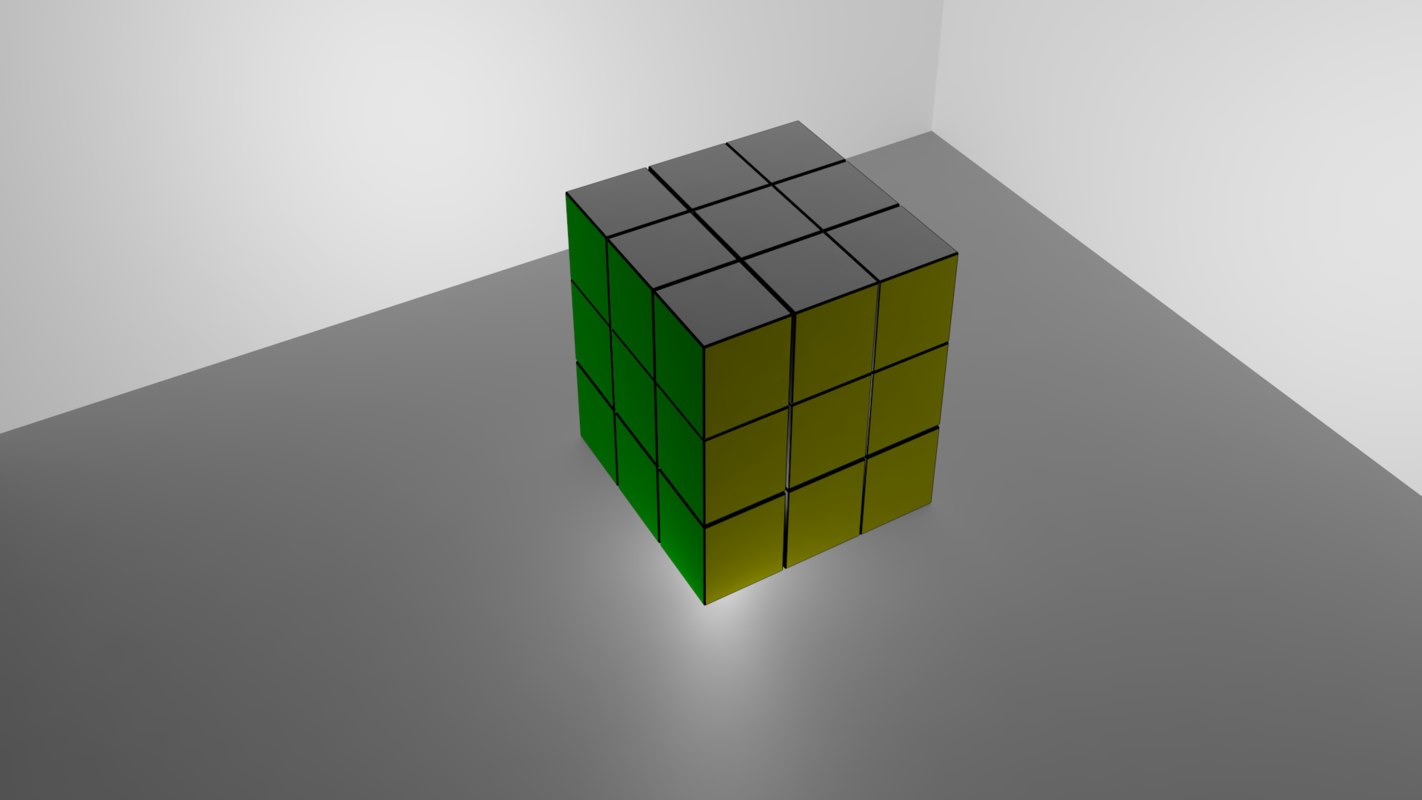 3D cube rube model - TurboSquid 1403443