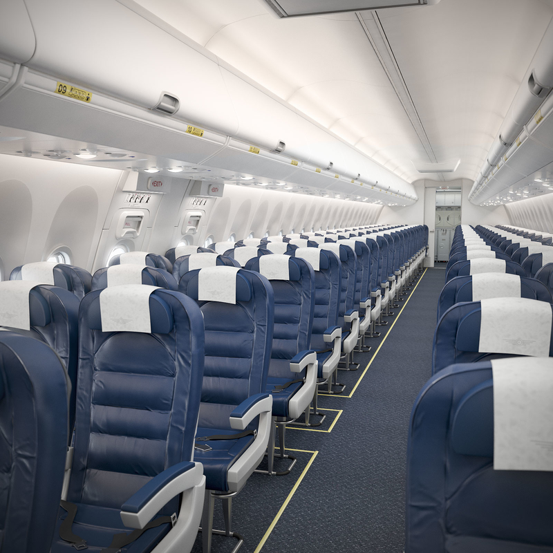 3D boeing 737 cabin - TurboSquid 1403589