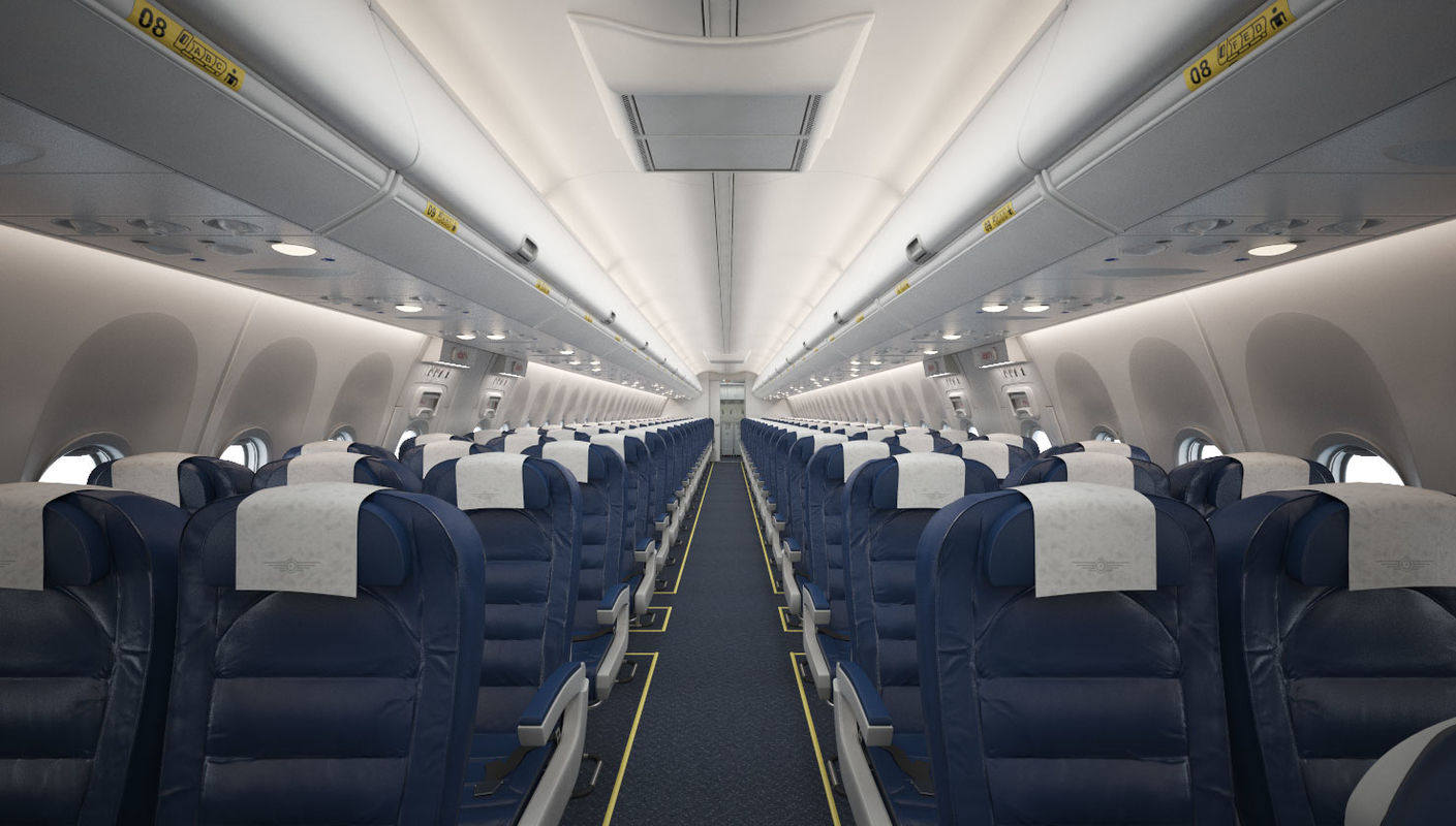 3D boeing 737 cabin - TurboSquid 1403589
