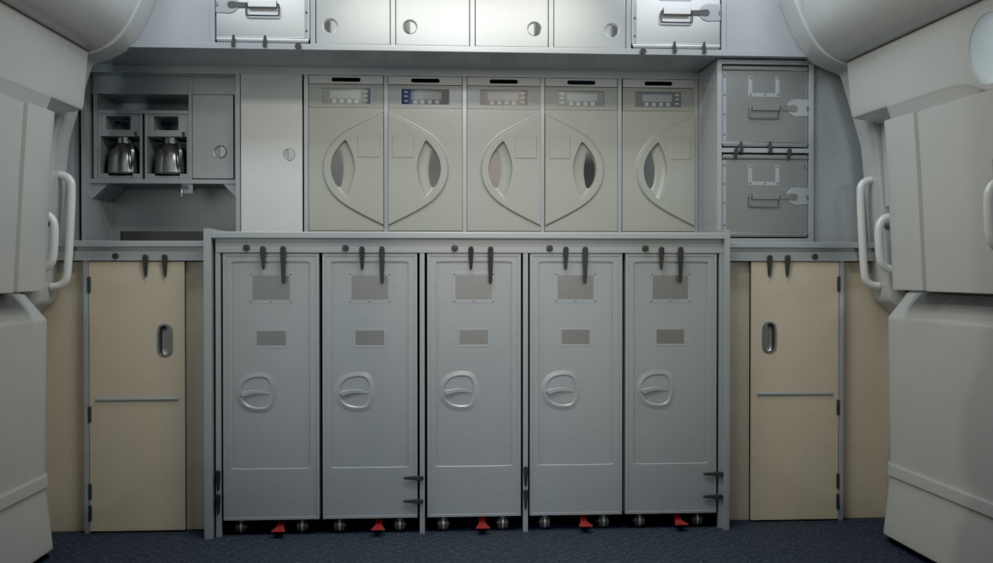 3D boeing 737 cabin - TurboSquid 1403589