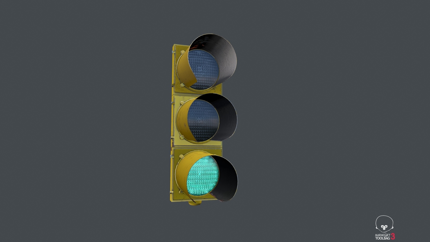 Semáforo PBR Modelo 3D - TurboSquid 1403592