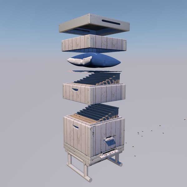 3D Beehive Models | TurboSquid