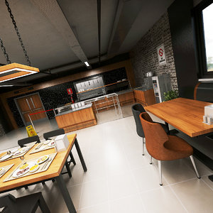 Food Court 3D Models for Download | TurboSquid