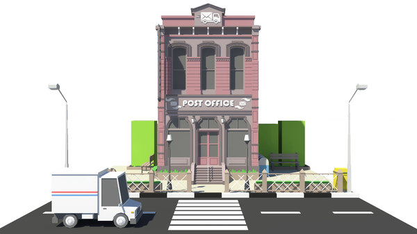 3D postoffice01 - TurboSquid 1403742