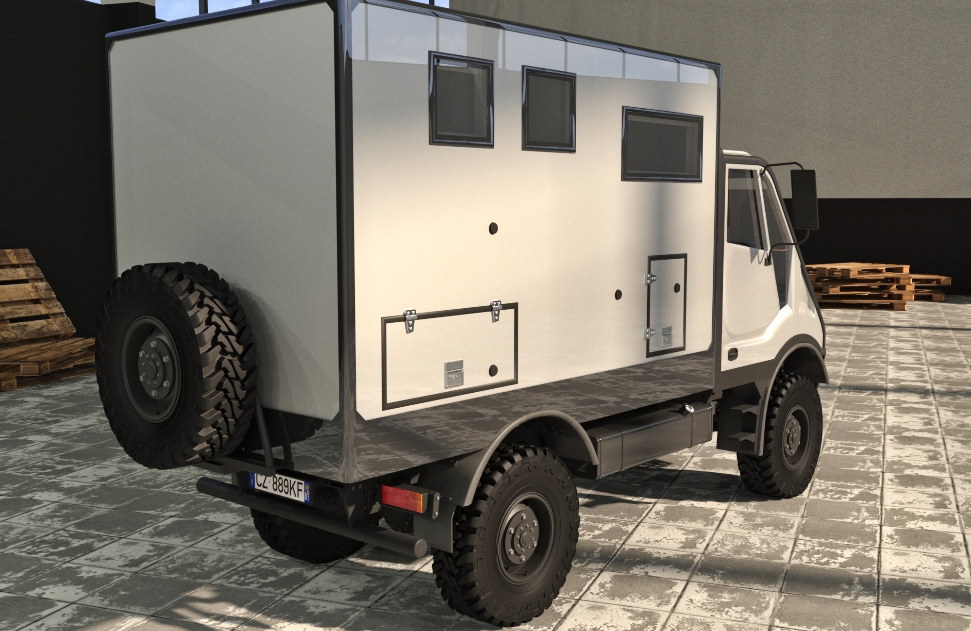 Bremach T-rex Camper Modelo 3D - TurboSquid 1403946