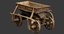 3D old wooden cart - TurboSquid 1403917
