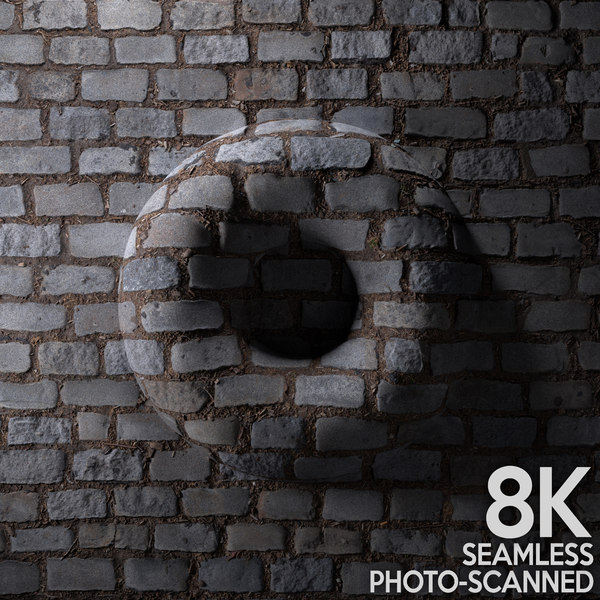 Texture cobblestone stone 8k
