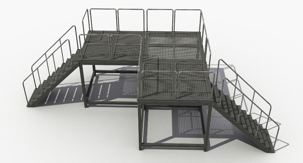 3d model modular catwalk