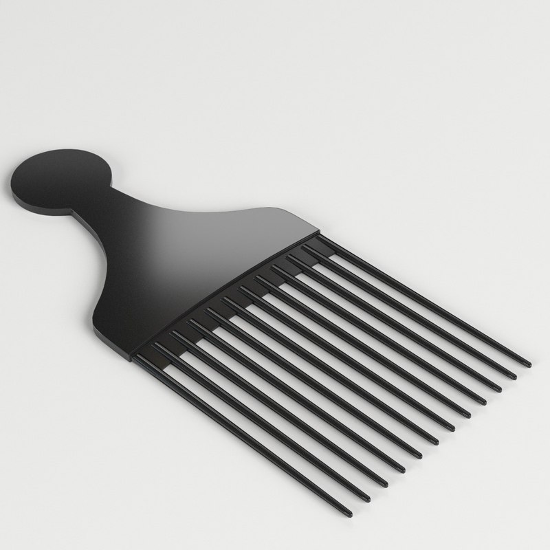3D model hair pick comb - TurboSquid 1404116