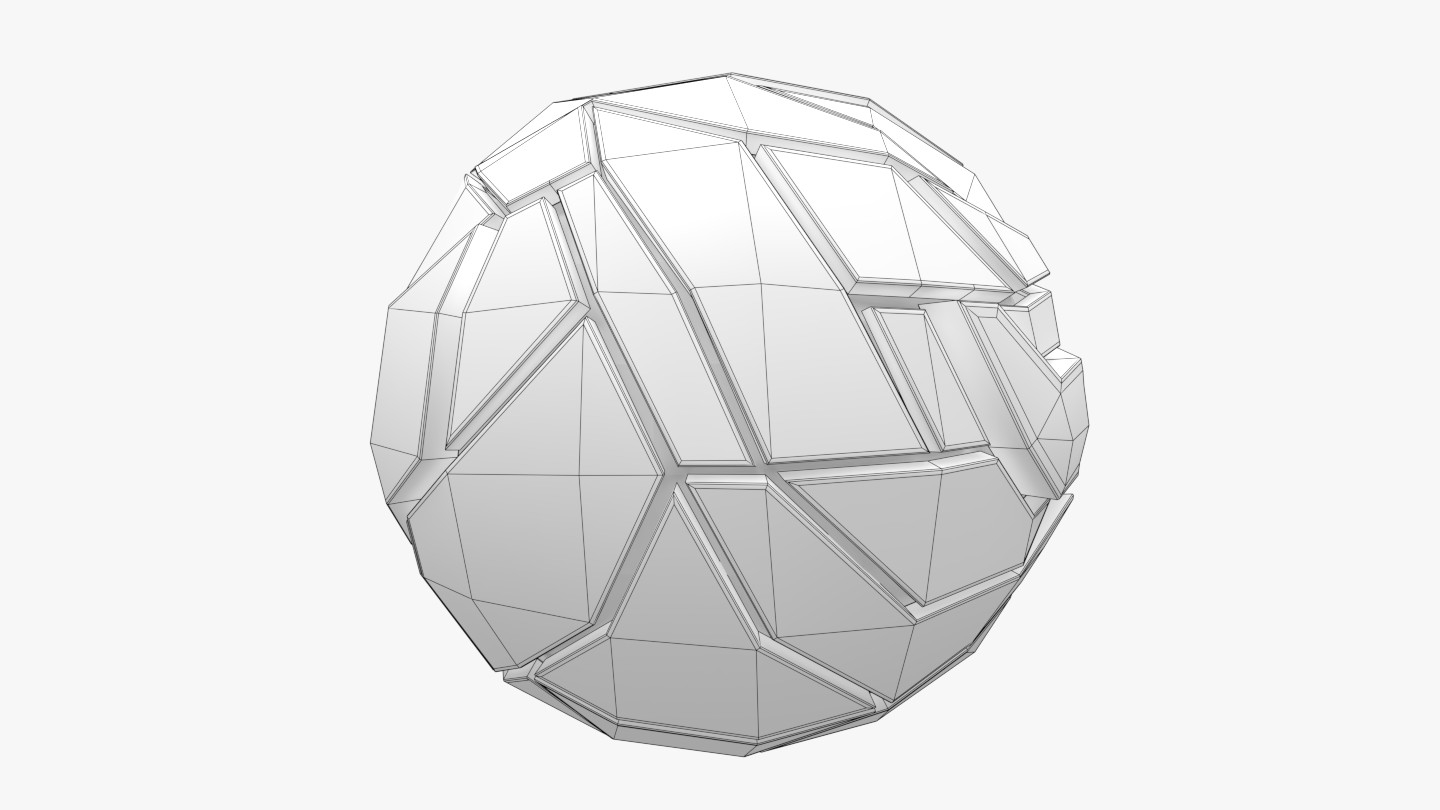 Techno sphere 3D - TurboSquid 1404128
