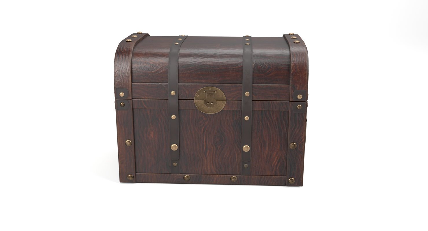 3D pirate chest model - TurboSquid 1404286
