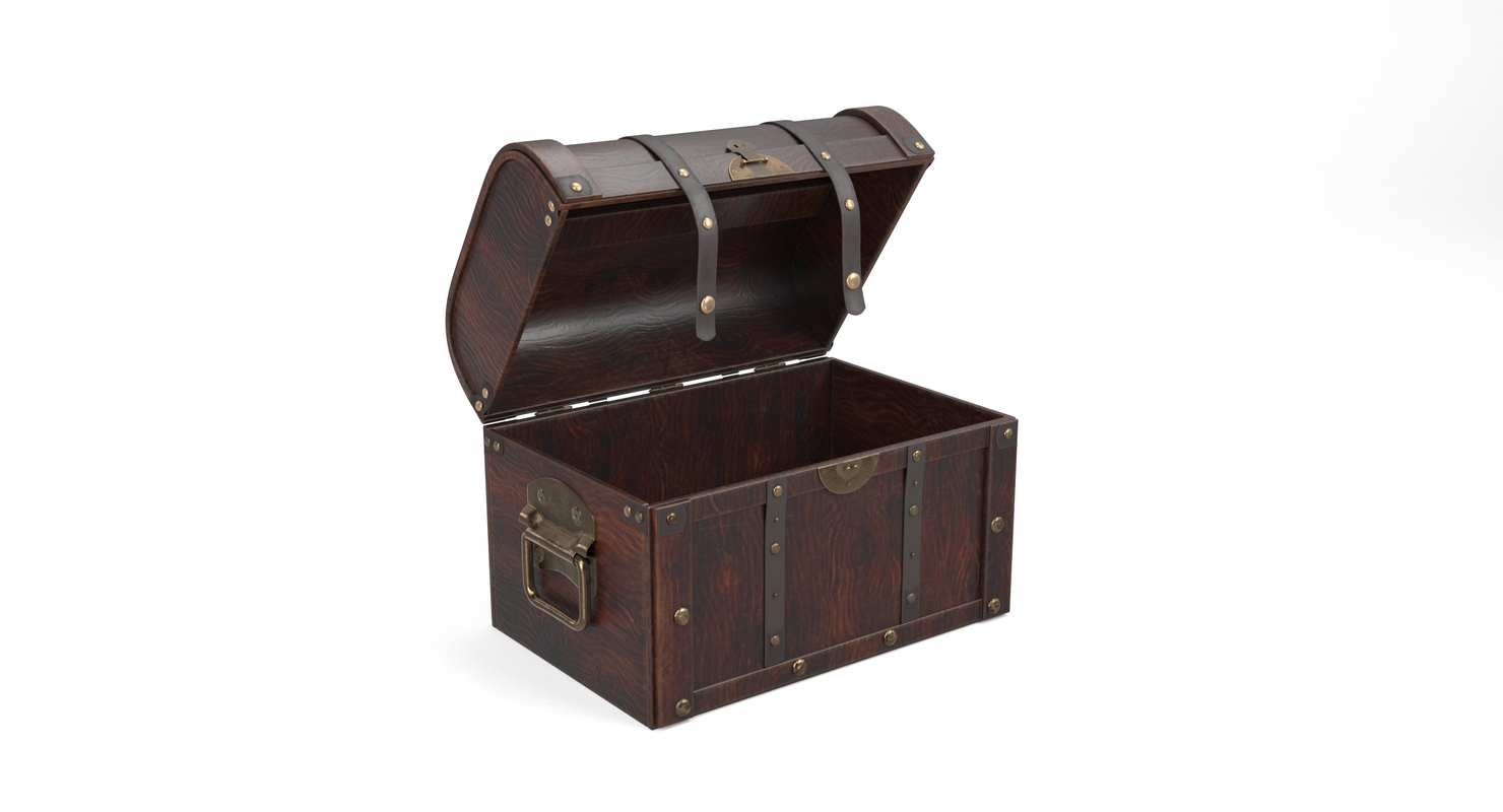 3D pirate chest model - TurboSquid 1404286