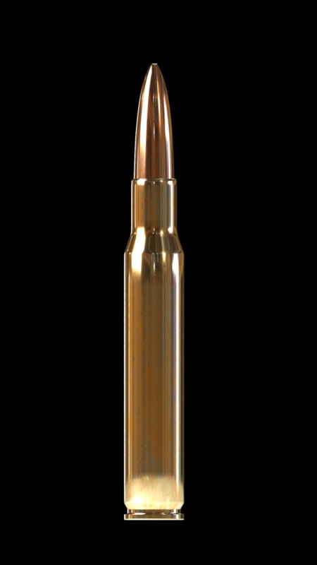 30-60 springfield cartridge 3D model - TurboSquid 1404341