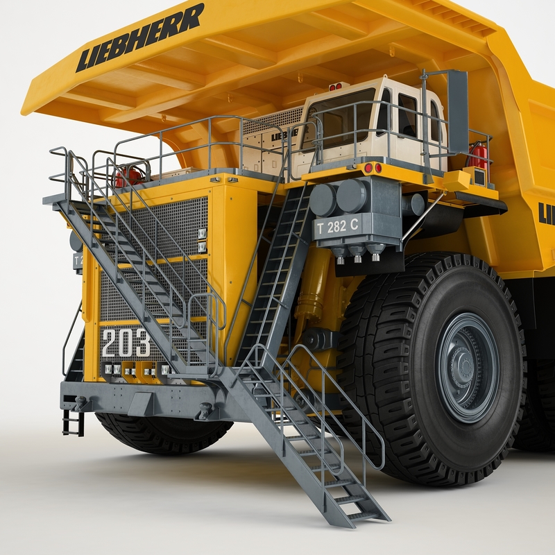 Mining truck liebherr model - TurboSquid 1404402