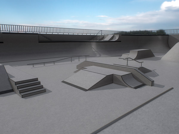 Skate Park 3D Models for Download | TurboSquid