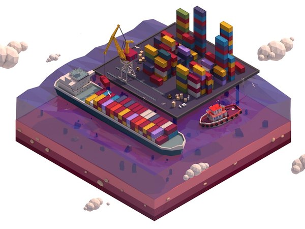 Port Terminal 3D Models for Download | TurboSquid