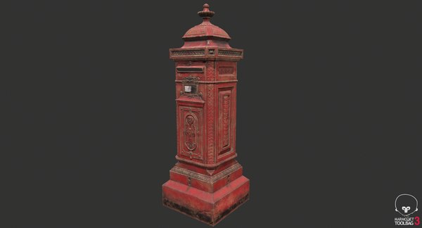 Post box 3D model - TurboSquid 1404545