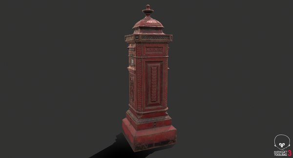 Post box 3D model - TurboSquid 1404545