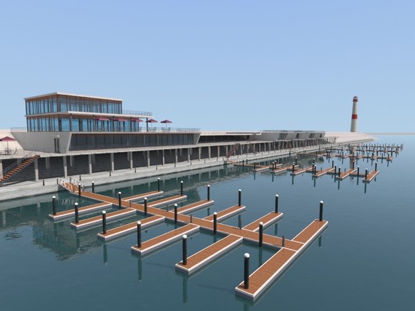 modèle 3D de Yacht Dock - TurboSquid 1404764
