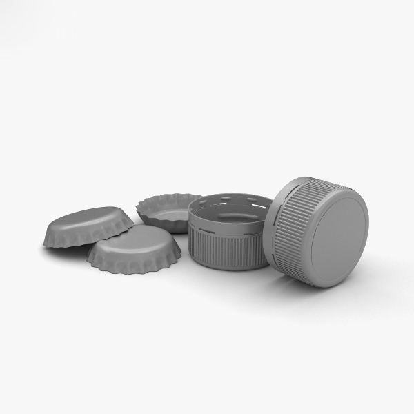 3D cap bottle model - TurboSquid 1404677
