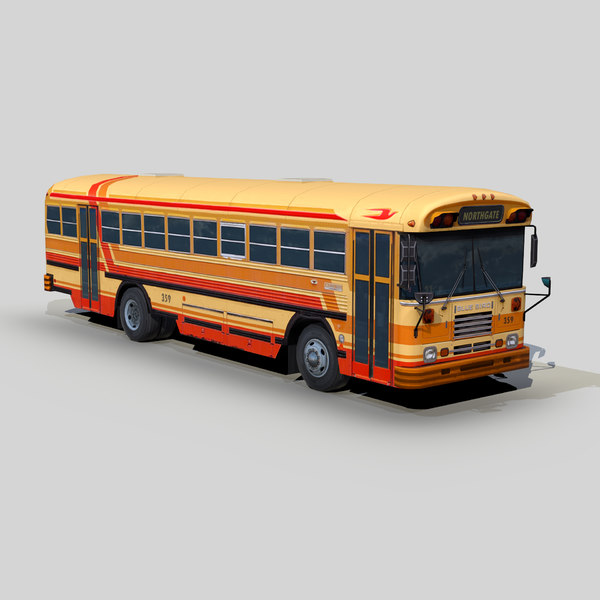 Blue Bird Bus 3D Models for Download | TurboSquid