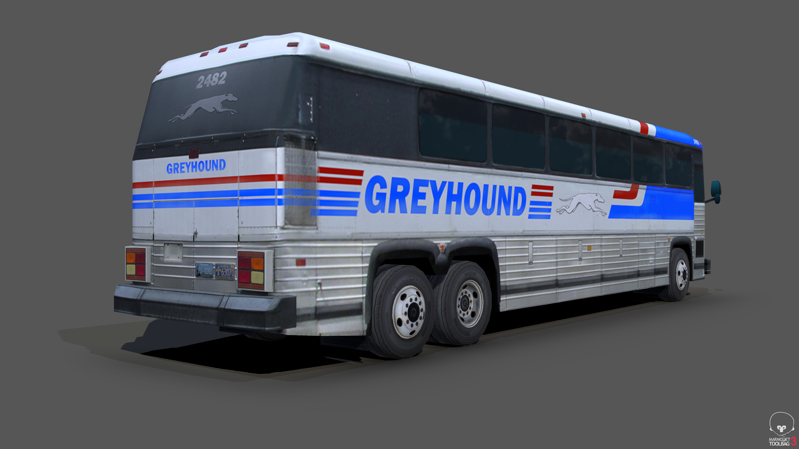 Mci mc-12 coach bus 3D model - TurboSquid 1389724
