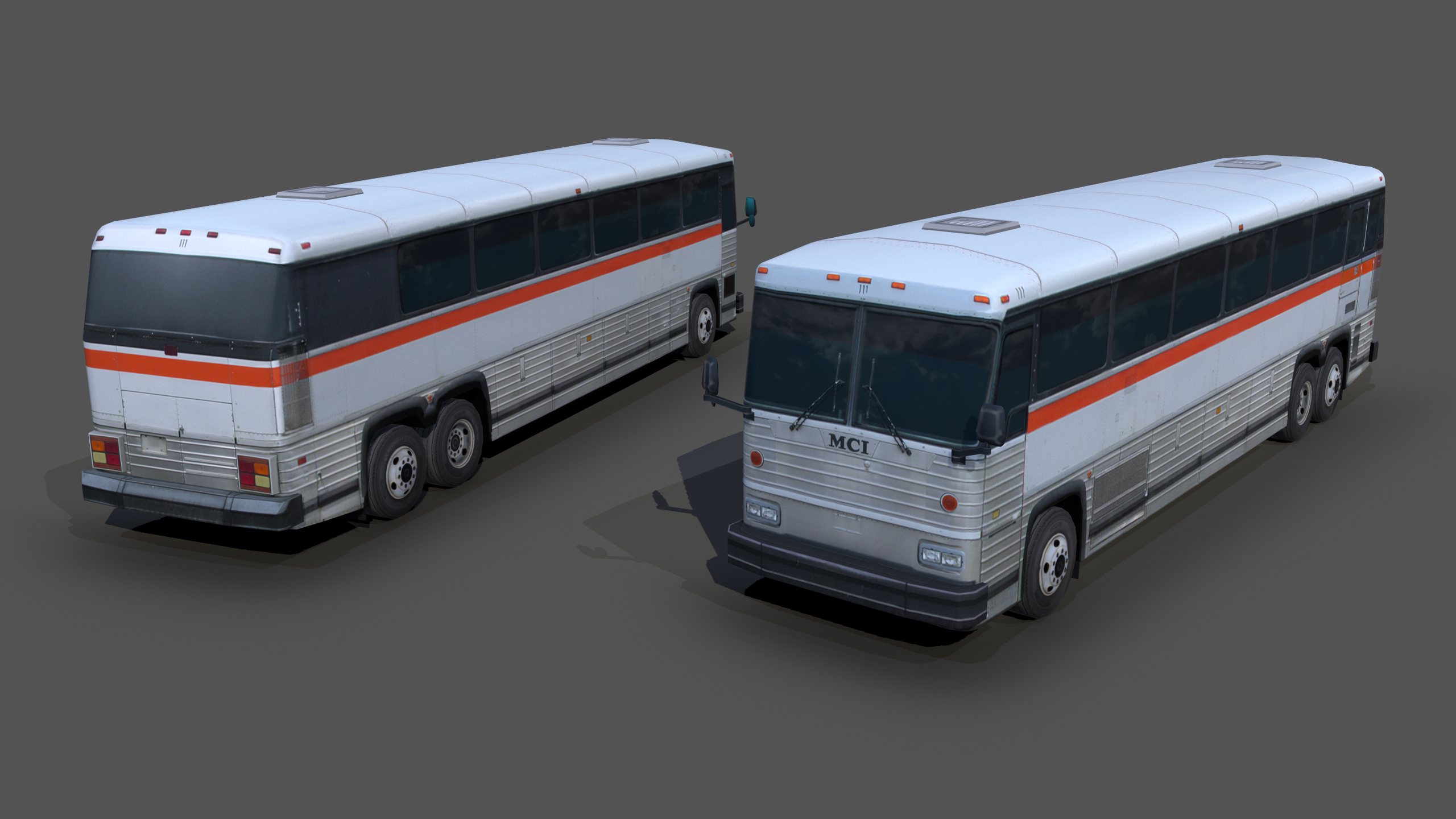 Mci mc-12 coach bus 3D model - TurboSquid 1389724