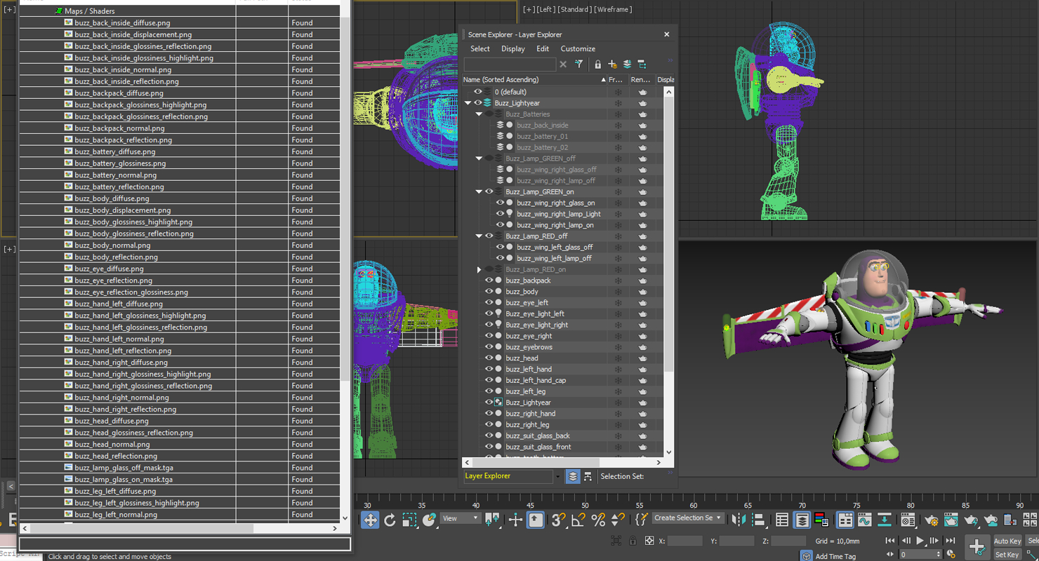 Buzz lightyear model - TurboSquid 1404814